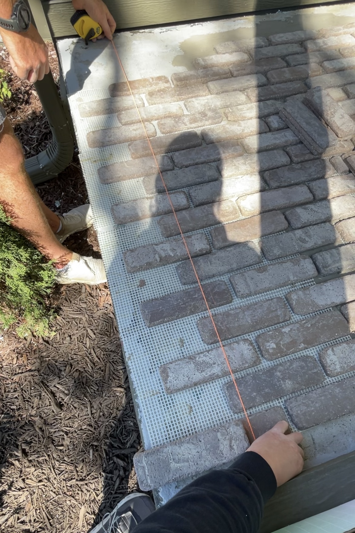 How To Install Bricks On A Concrete Porch Floor - Nadine Stay