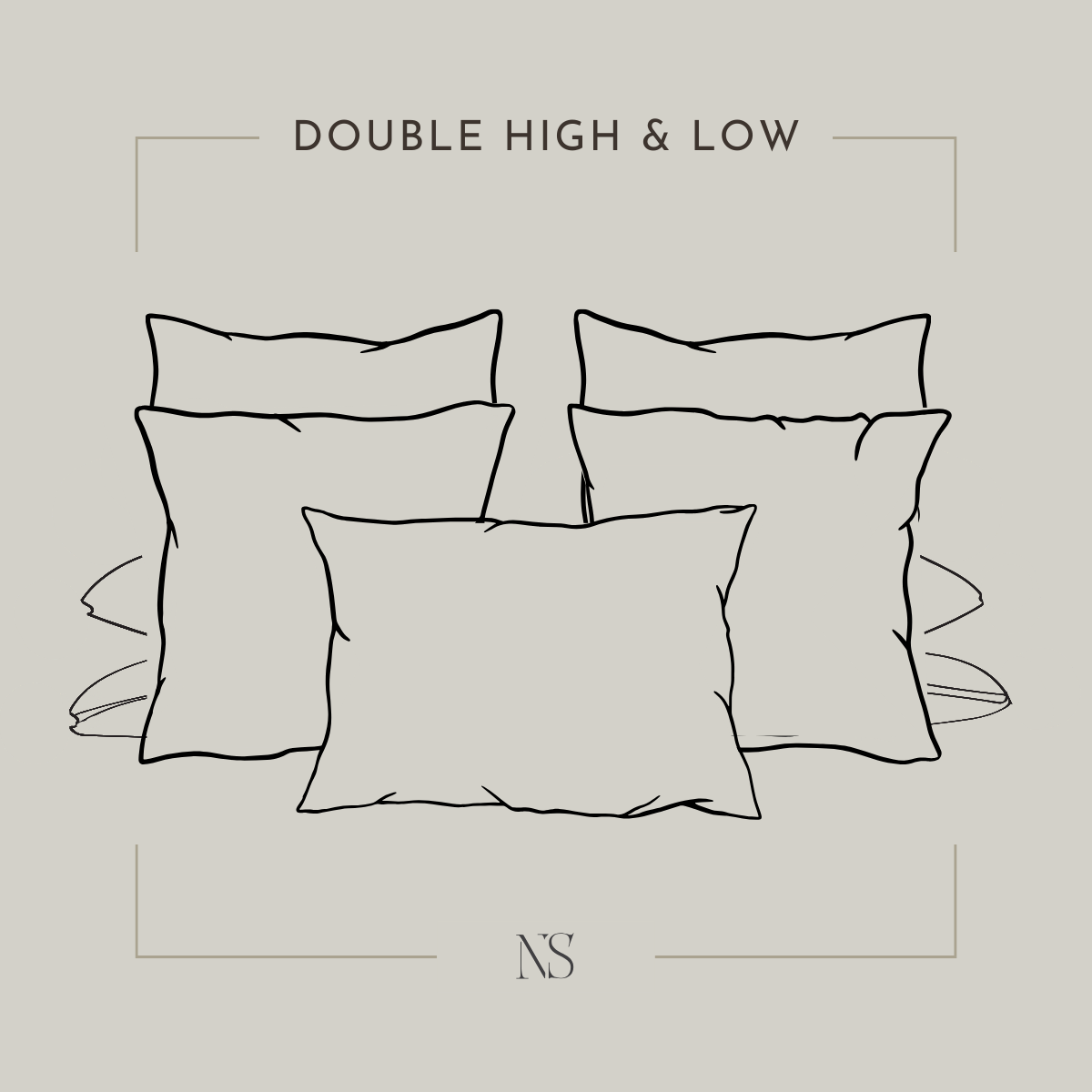 Bed Pillow Pattern, Size, & Arrangement Guide - Nadine Stay