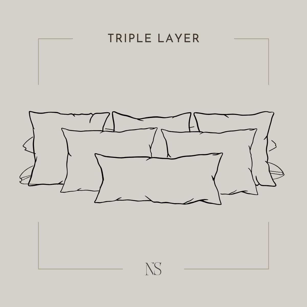 Bed Pillow Pattern, Size, & Arrangement Guide - Nadine Stay