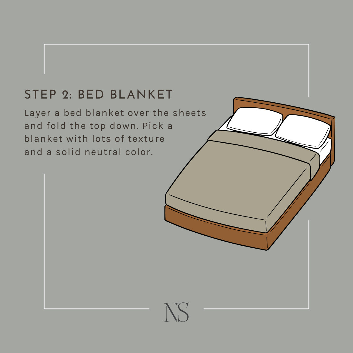 How To Make Your Bed Like A Designer - Blanket Layering Guide - Nadine Stay