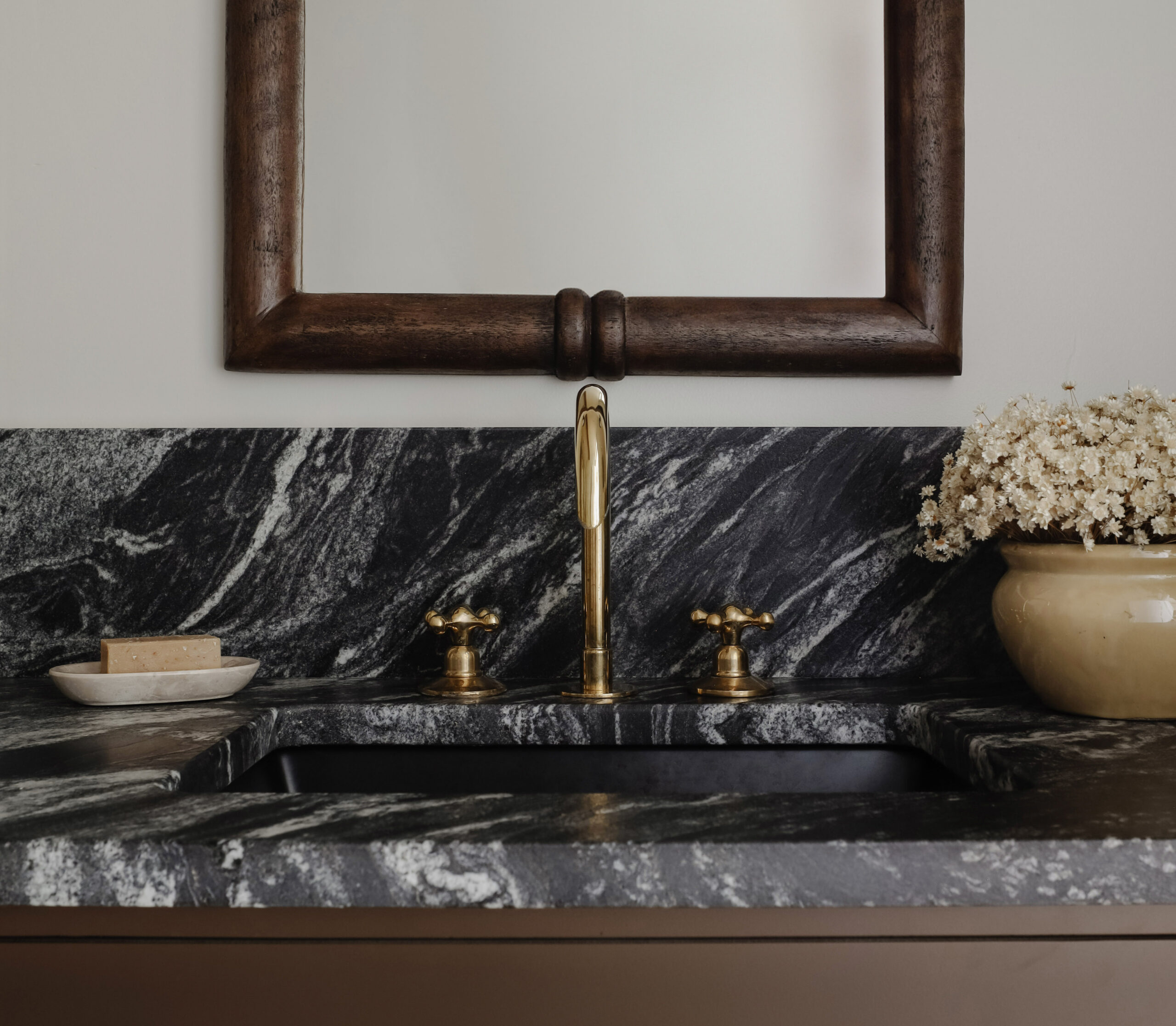 A Dramatic Bathroom Before and After - Nadine Stay