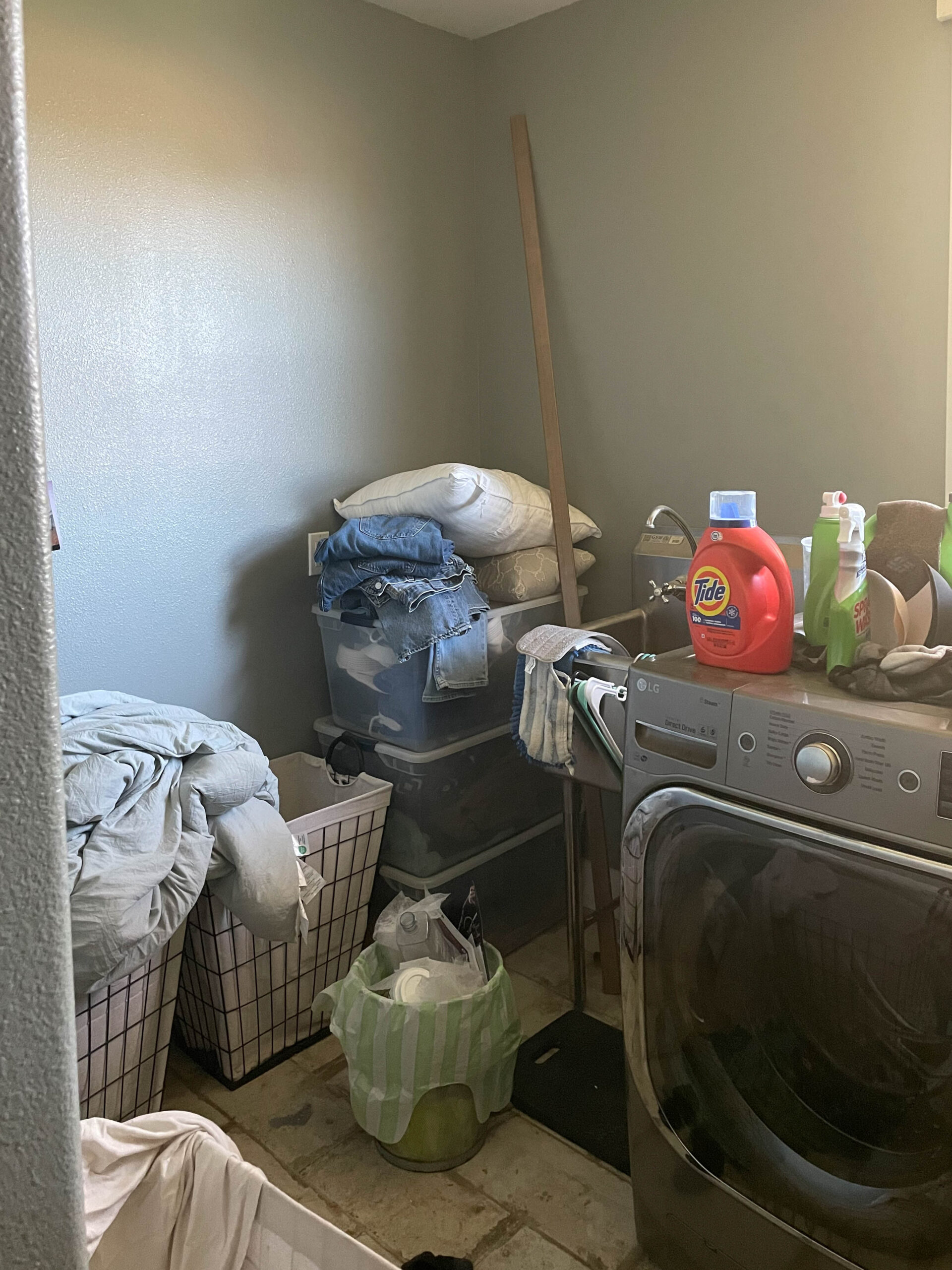 How To Add Practical Storage To A Laundry Room - Nadine Stay