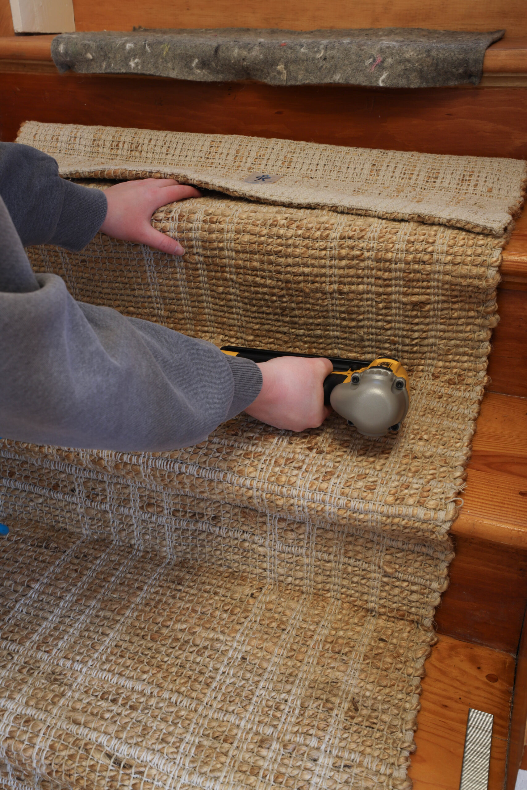 How To Install A Stair Runner (Using Ready-made Runners) - Nadine Stay