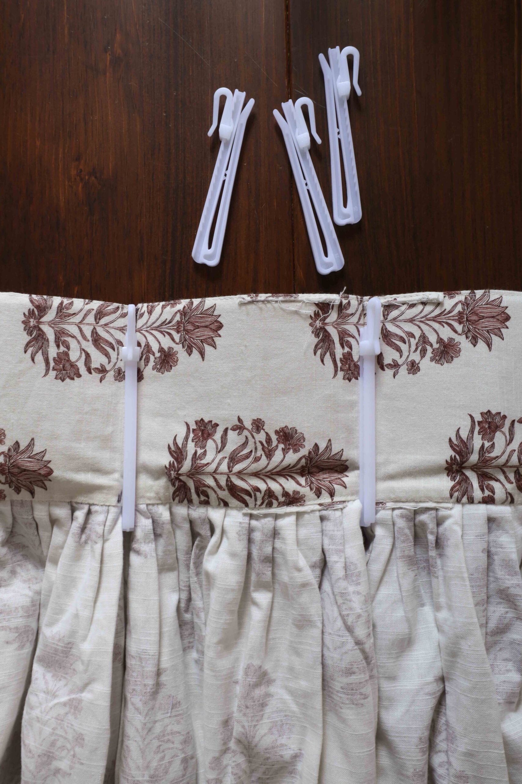 How To Turn Readymade Curtains Into Pinch Pleated Curtains - Nadine Stay